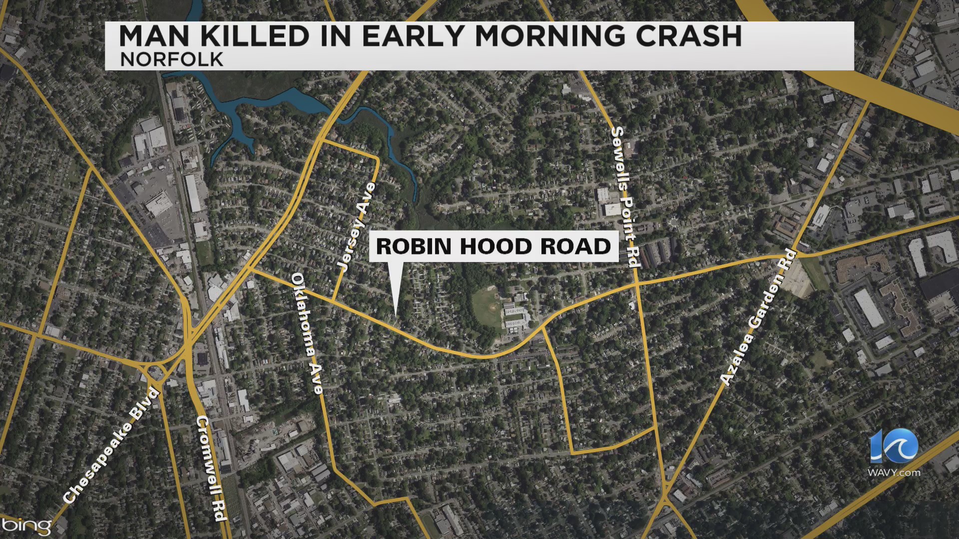 Man dies following vehicle crash on Robin Hood Road – WAVY.com