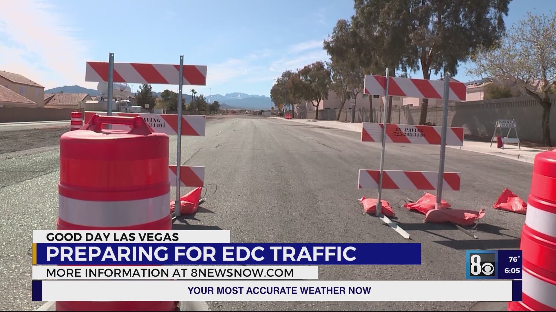 More orange cones popping up across Las Vegas valley as road ...