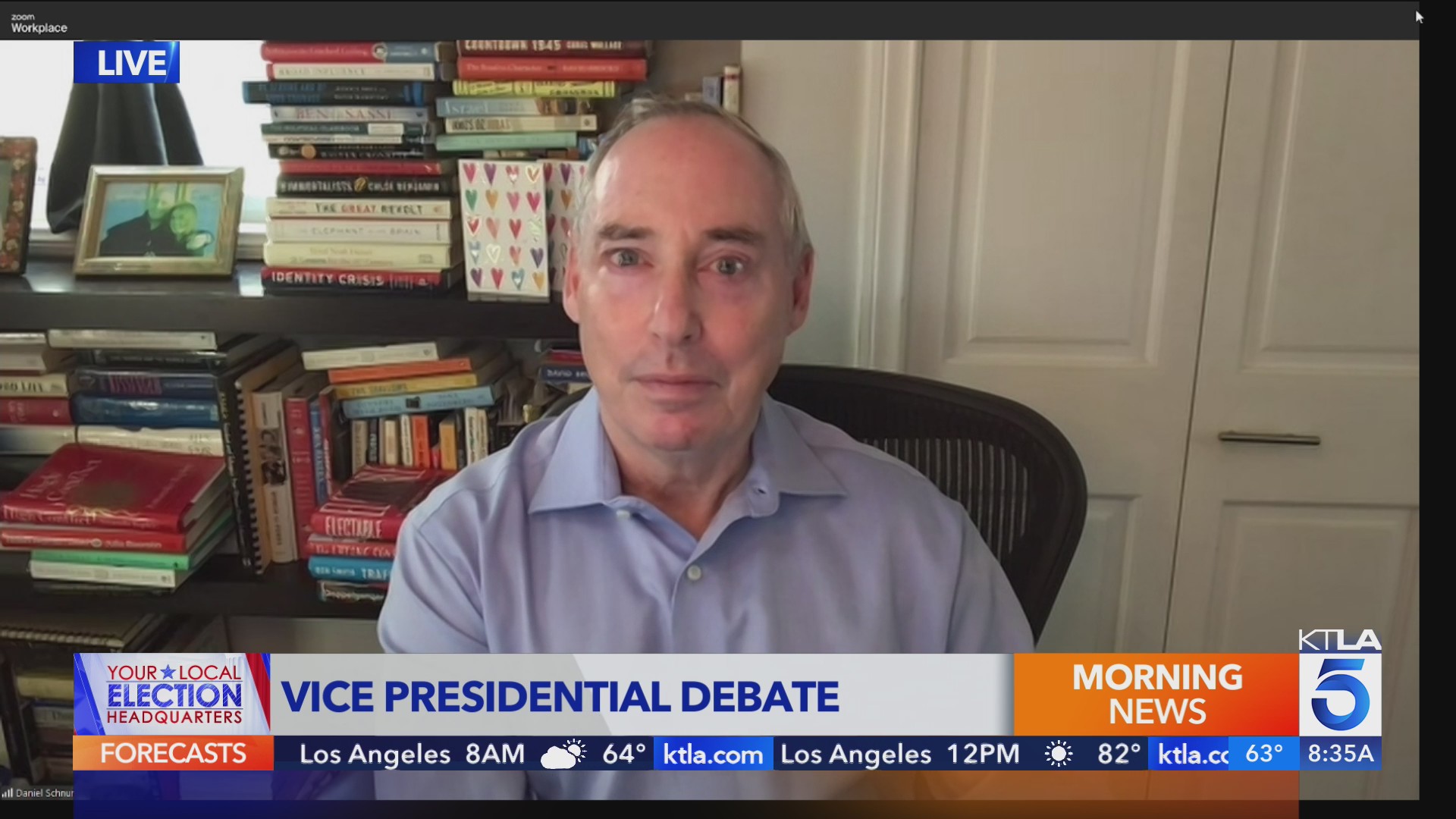 Professor Dan Schnur recaps VP debate – KTLA
