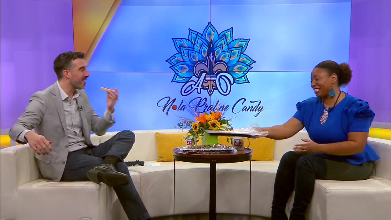 Fox 43 AM Live AO NOLA Praline Candy 013025 – KSNT 27 News