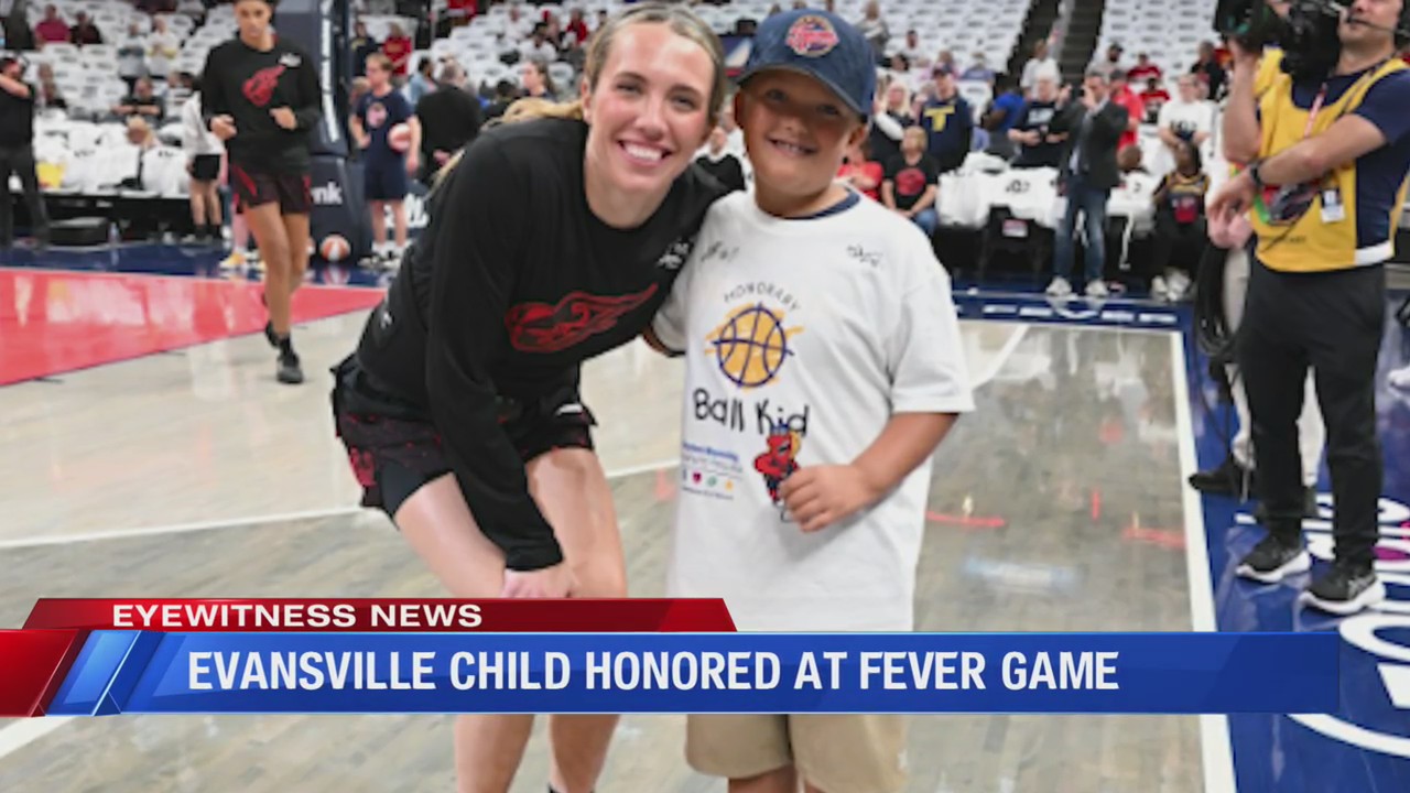 Evansville child celebrated as Honorary Fever Ball Kid at Indiana Fever ...