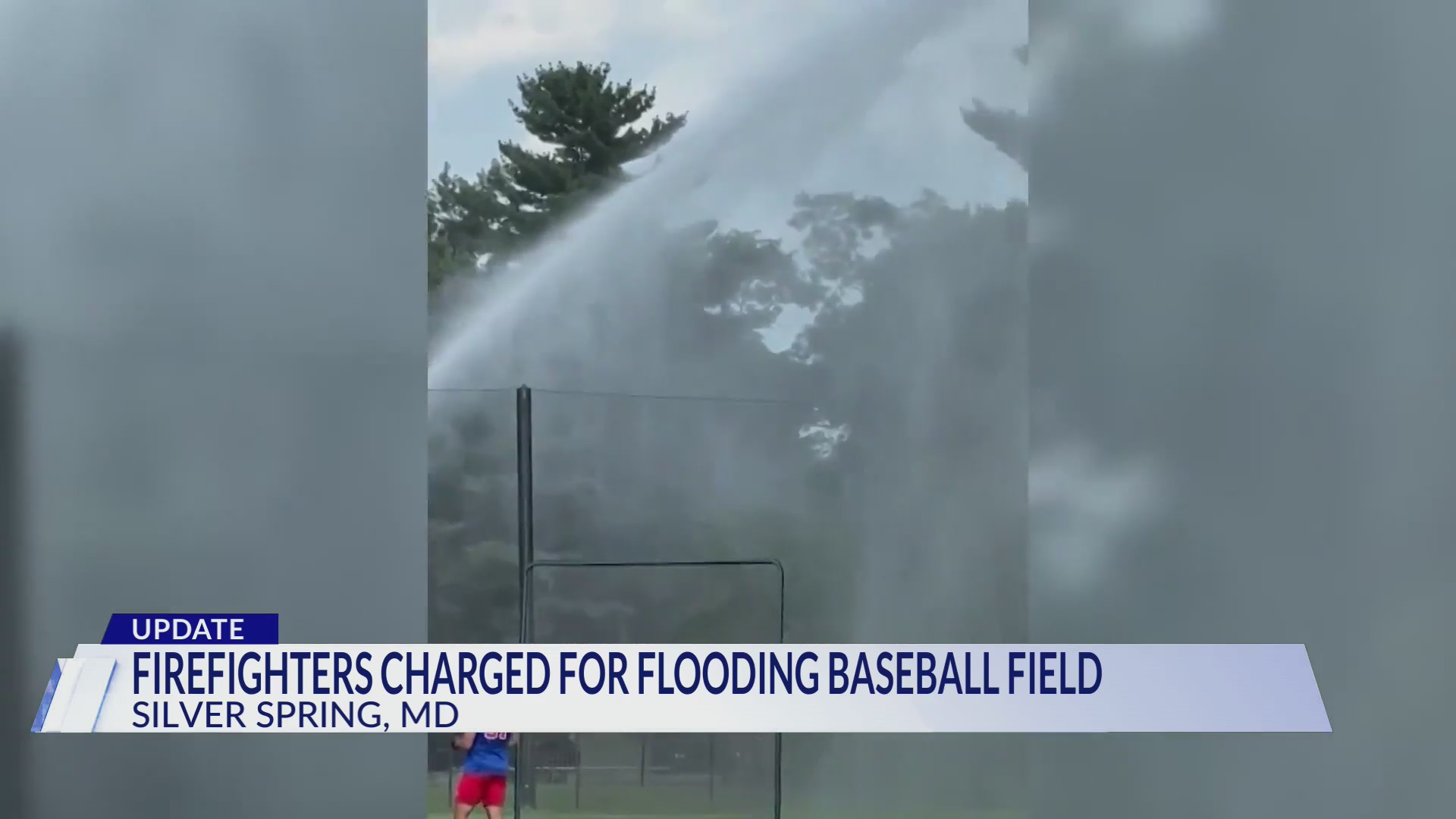 Firefighters charged with malicious destruction after flooding baseball ...