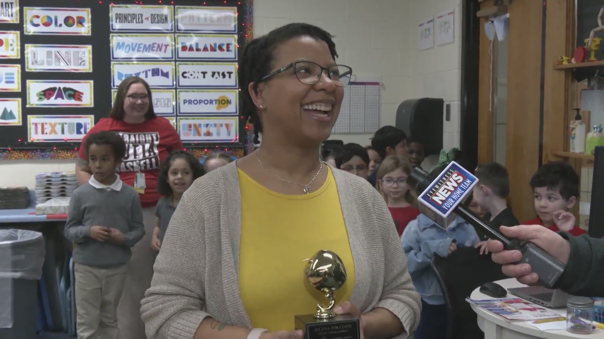 Jelena Holcomb earns Golden Apple Award for her dedication to teaching ...