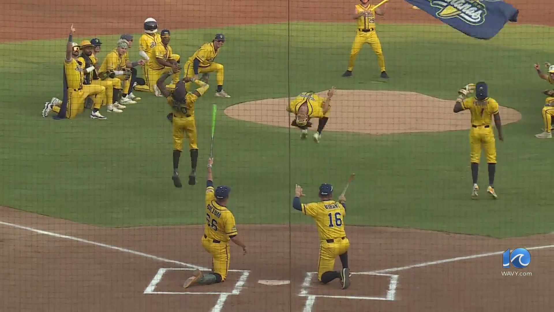 Banana Ball excites sellout crowd at Harbor Park – WAVY.com