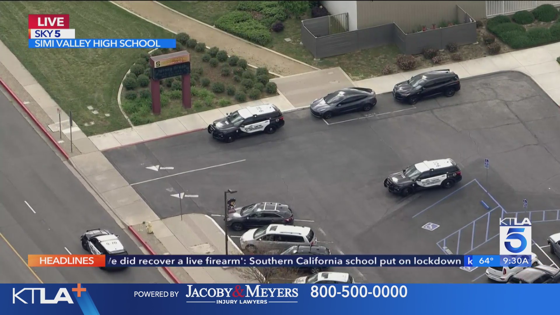 Simi Valley High School locked down due to bomb threat – KTLA