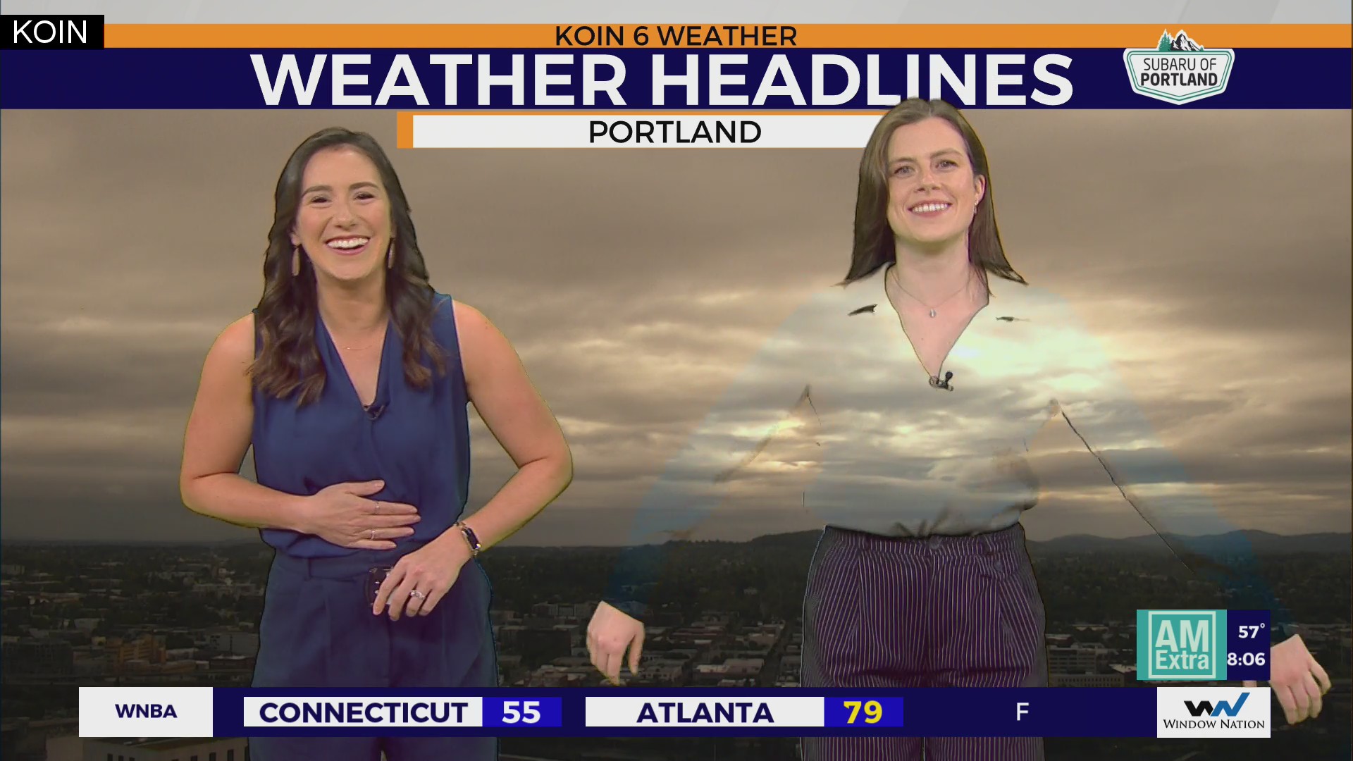 Emma the Ghost on the Weather Green Screen – KOIN.com