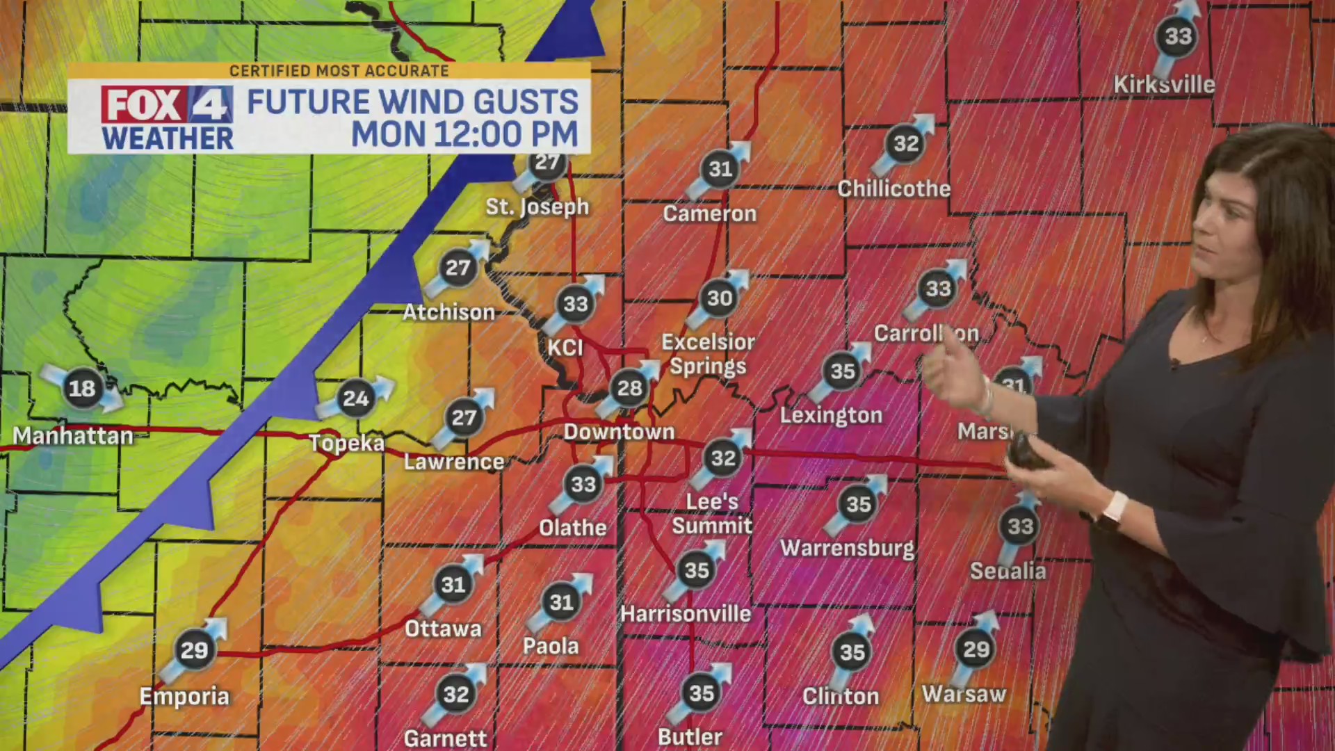 Monday morning forecast – FOX 4 Kansas City WDAF-TV | News, Weather, Sports