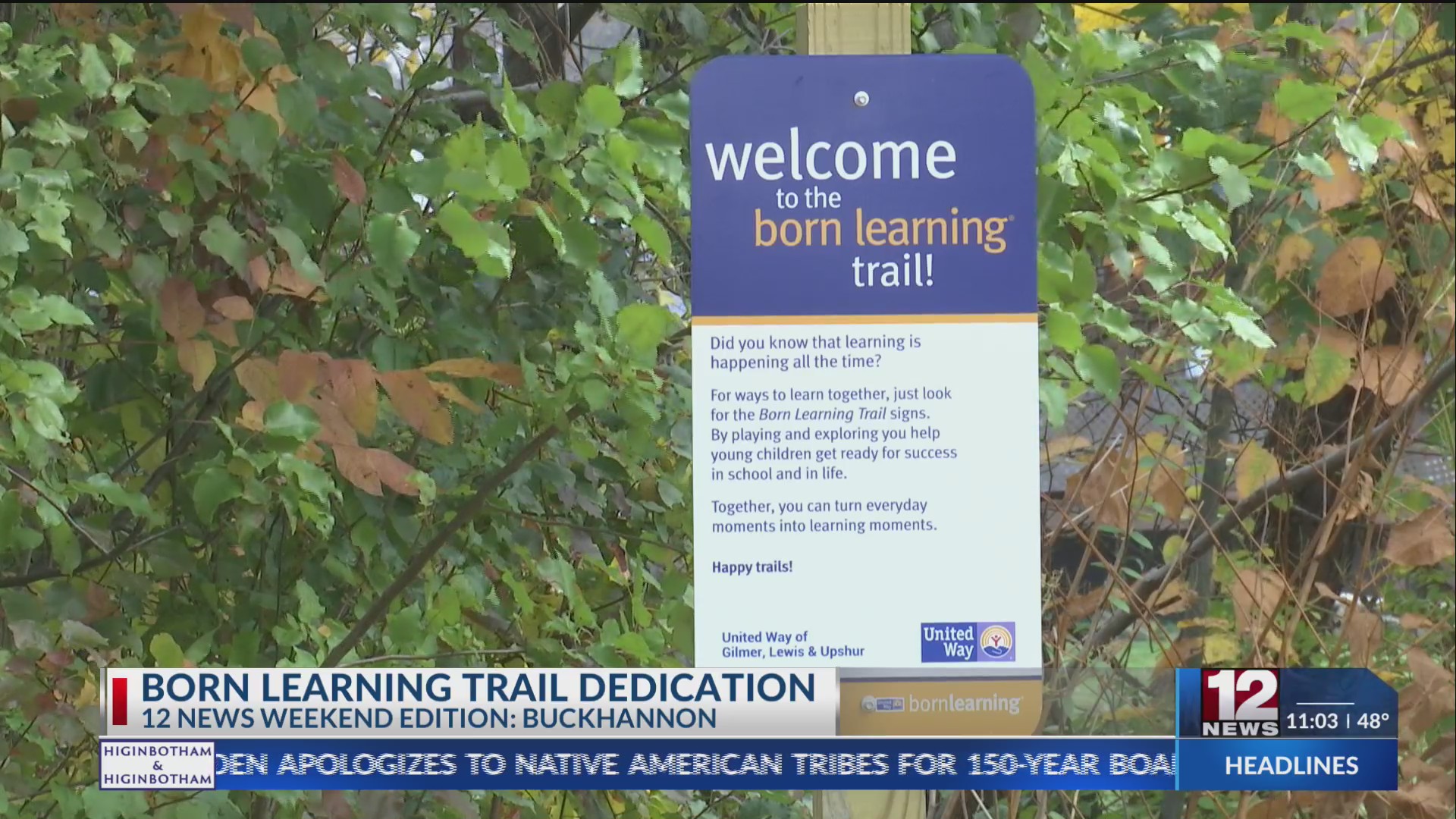 Born Learning Trail dedication held at River Walk Trail in Buckhannon ...