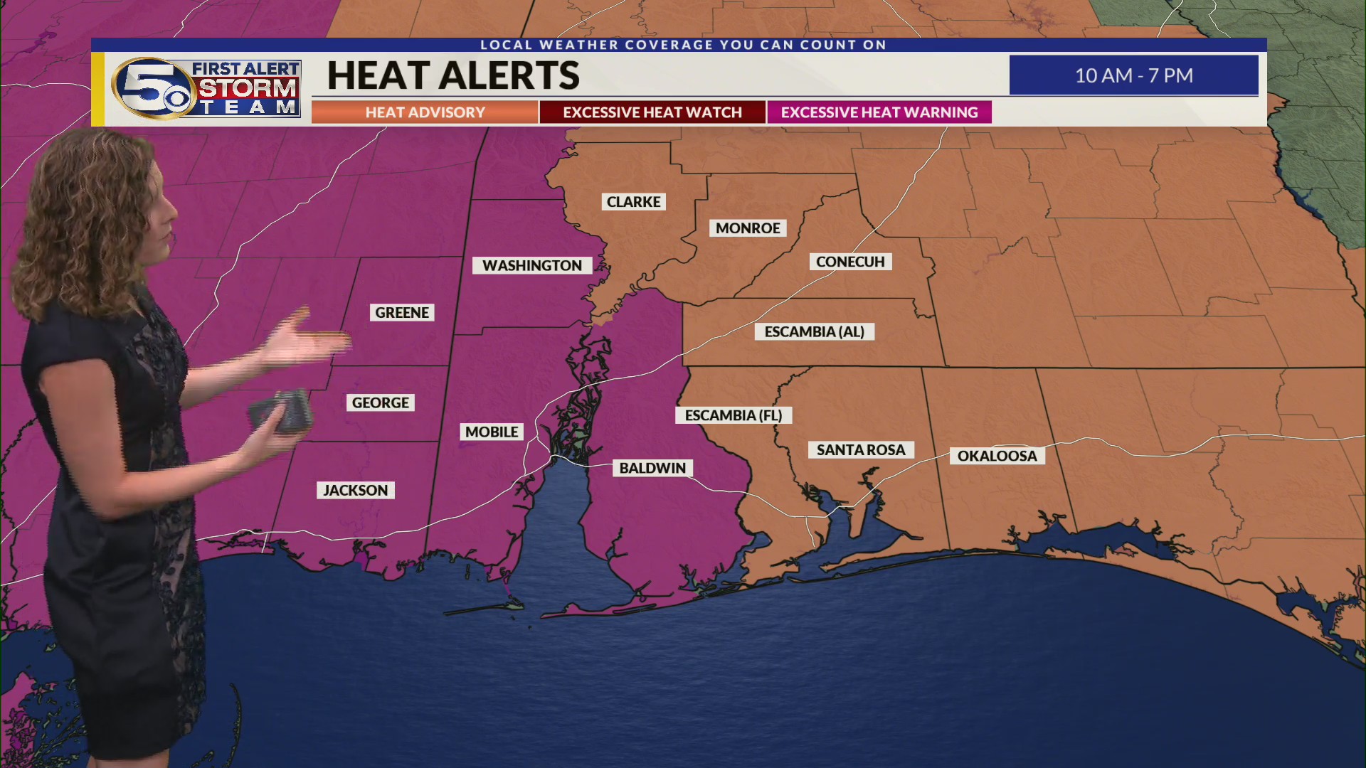 Dangerous Heat, Strong Storms Possible This Afternoon – WKRG News 5