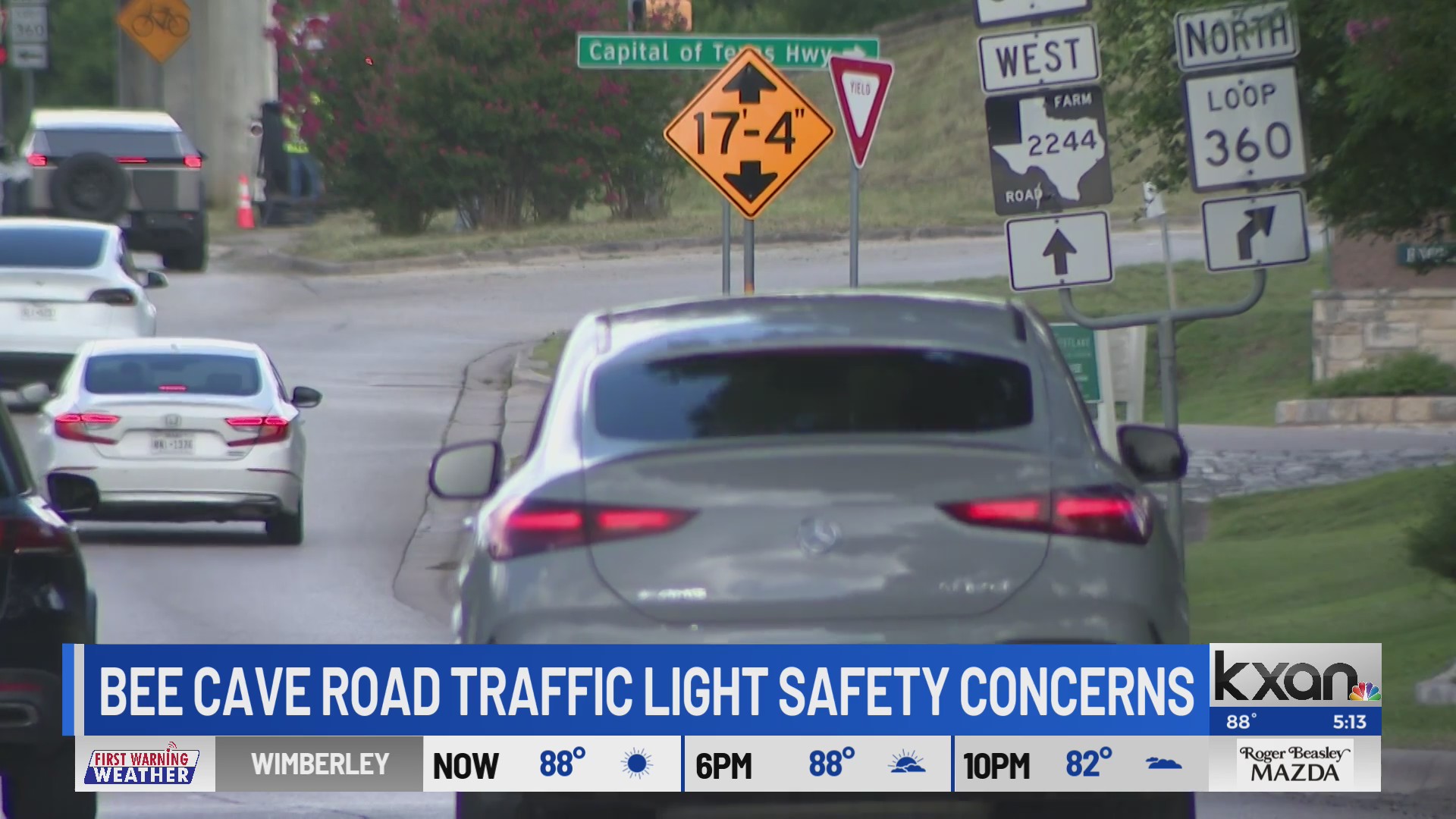 Busy Bee Caves Road intersection backup prompts TxDOT review – KXAN Austin