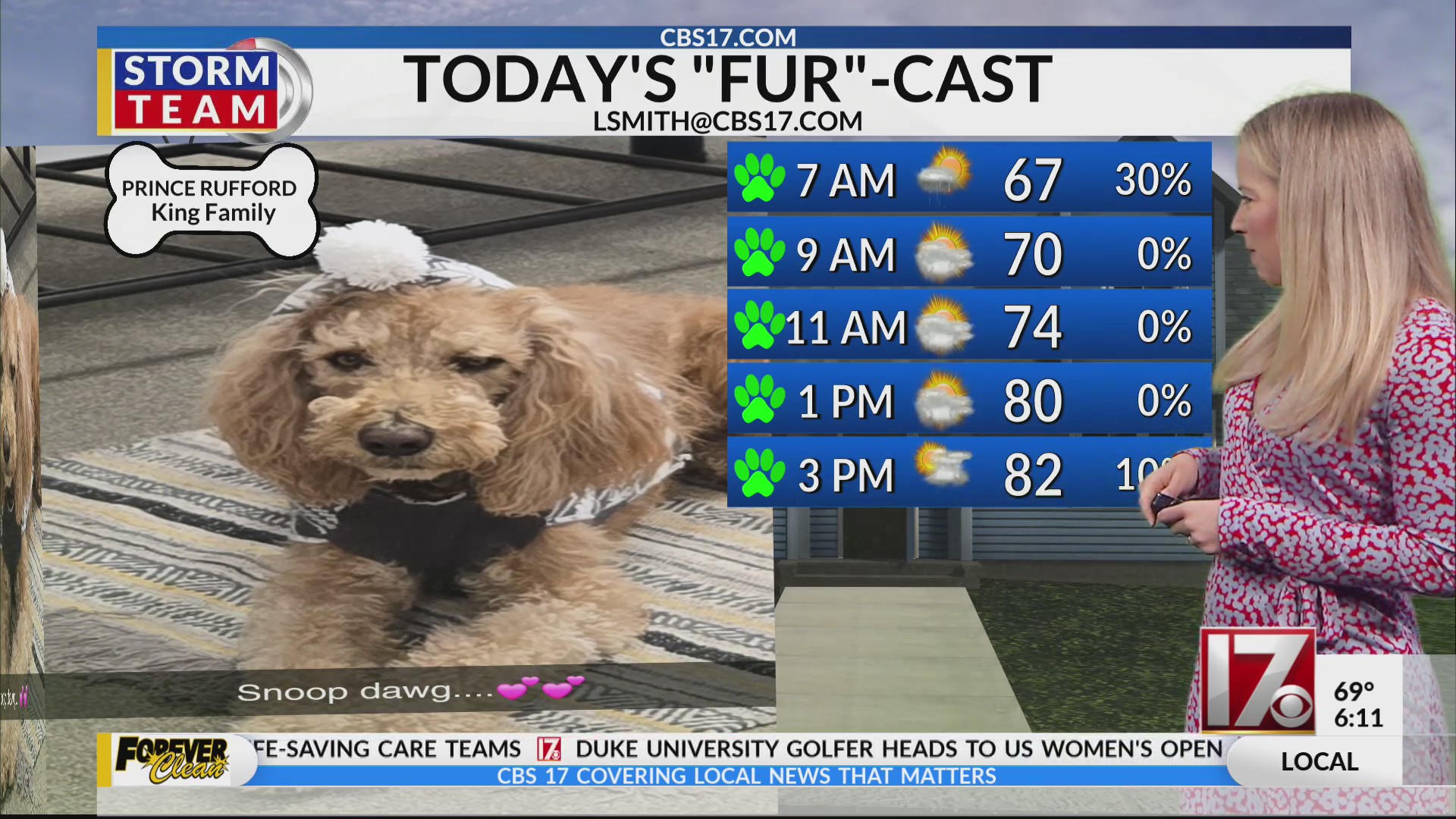 Friday Fur-Cast: Meet Prince Rufford – CBS17.com