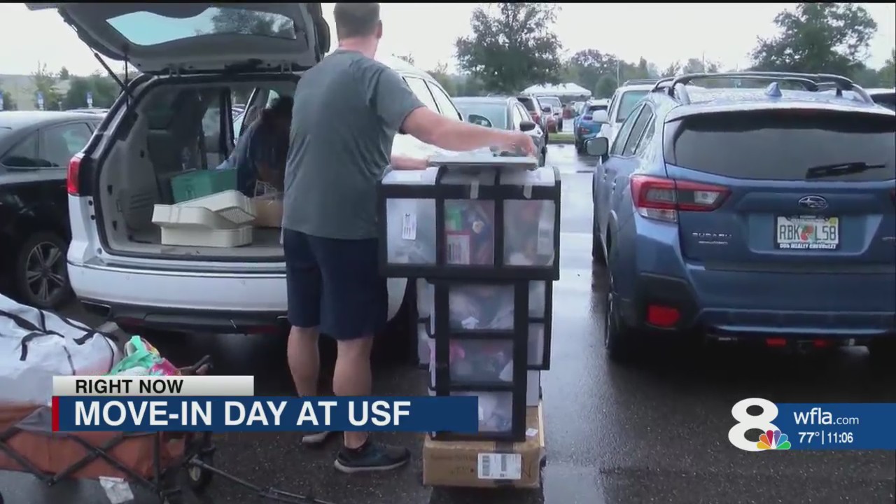 USF incoming freshmen move in as school expects record number of ...