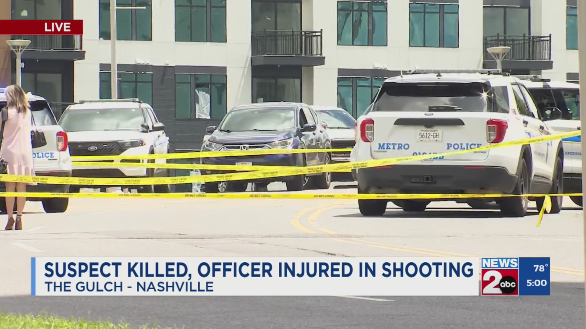 Suspect killed, Nashville officer injured in The Gulch shooting – WKRN ...