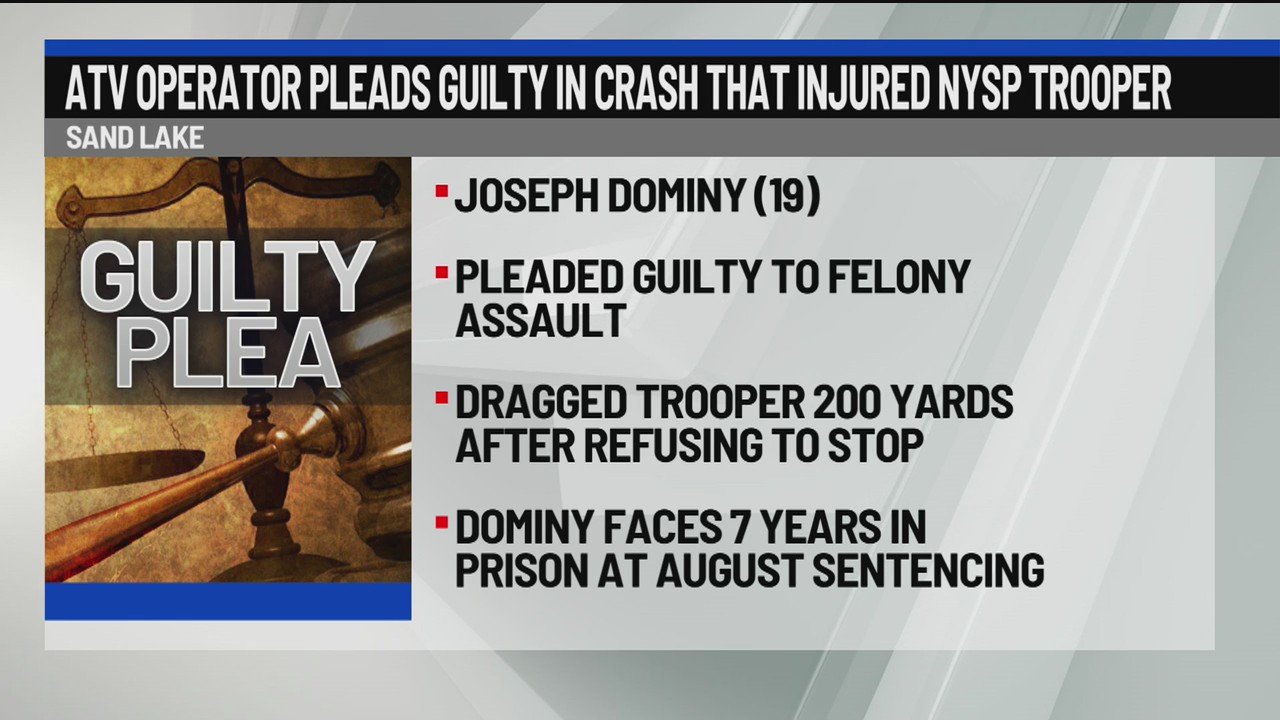 ATV operator pleads guilty in crash that injured NYSP trooper – NEWS10 ABC