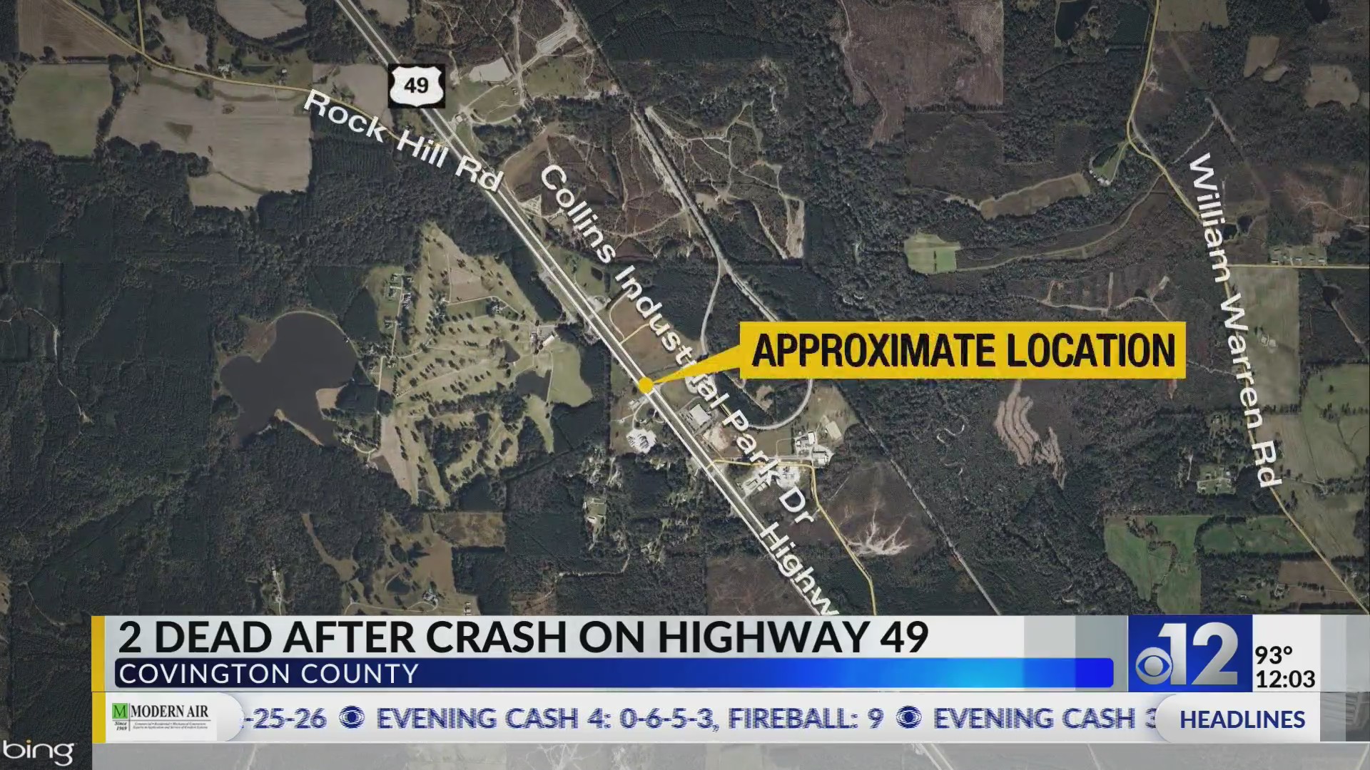 Two drivers killed in crash near Collins Industrial Park – WJTV