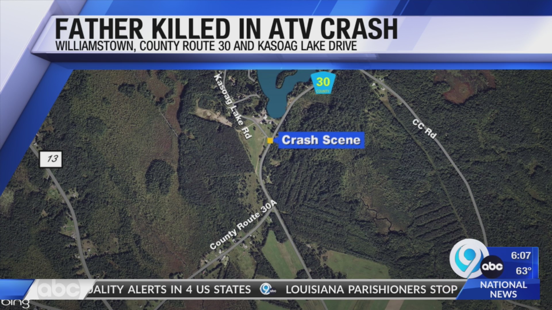 Man killed in Oswego County ATV crash – WSYR