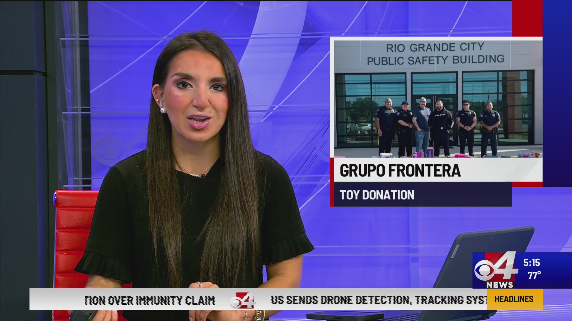 Grupo Frontera donates toys to the Rio Grande City Police Department ...
