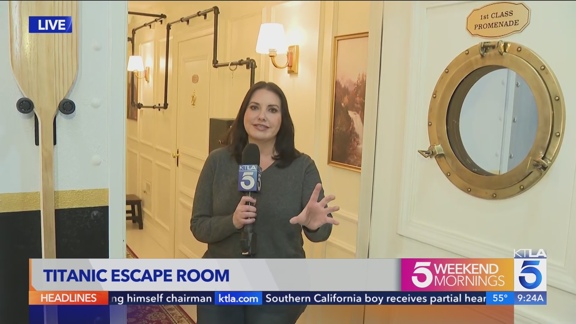 Explore a thrilling Titanic Escape Room at 60OUT – KTLA