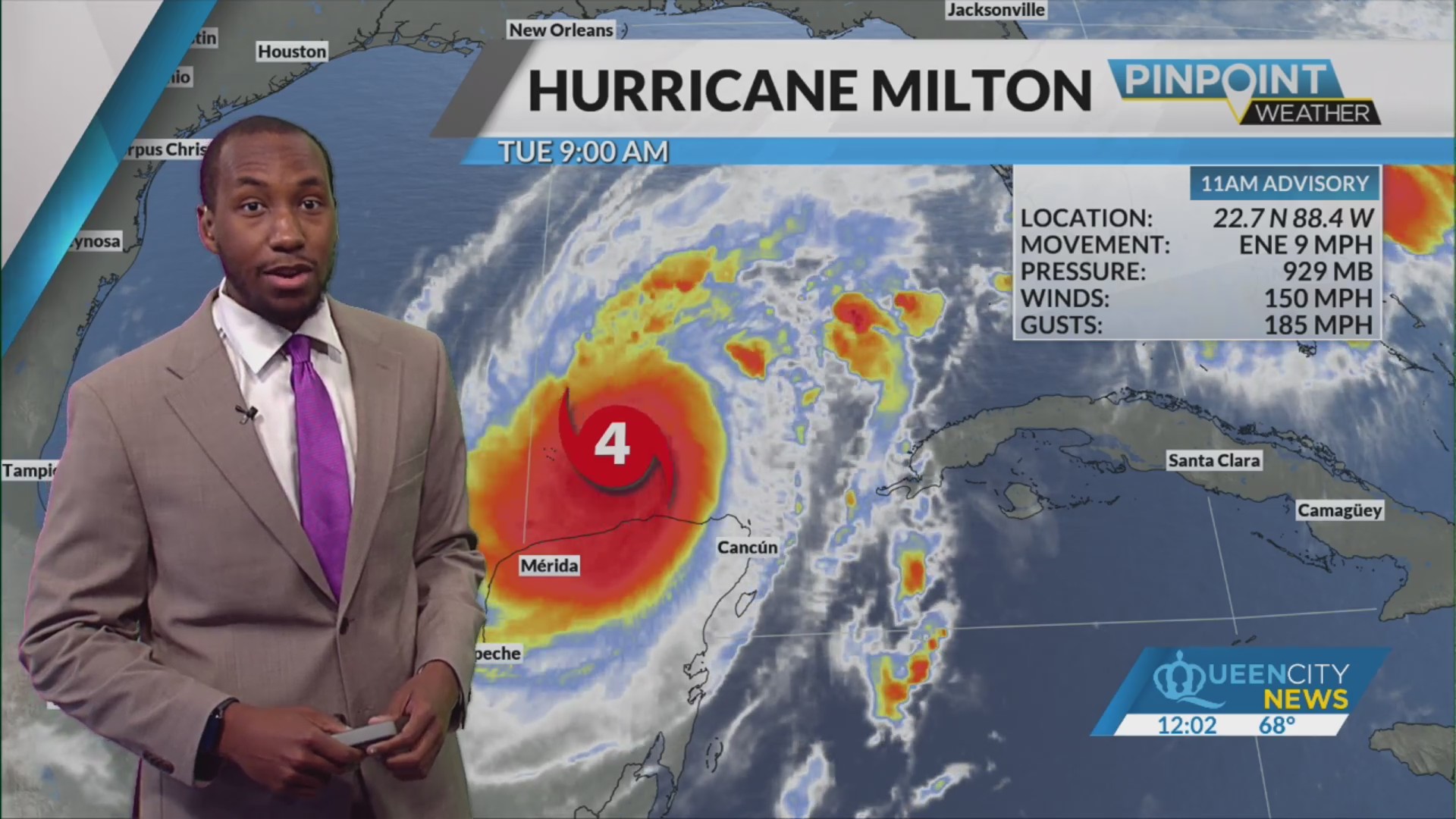 Hurricane Milton takes aim at Florida – CBS17.com