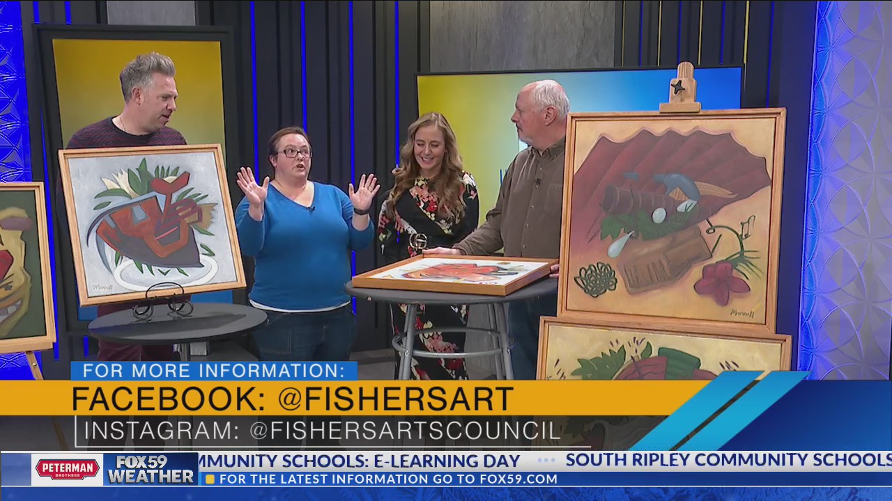 Fishers Arts Council: Abstract Art with Jerry Mannell – 1/7/25 – Fox 59