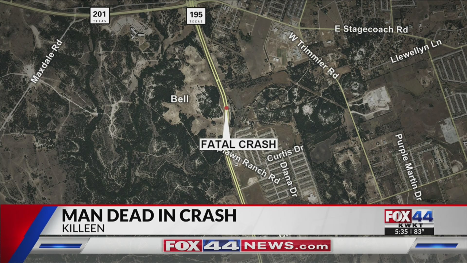 Man dead in Killeen crash – KWKT – FOX 44