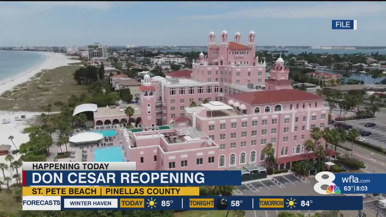 Don CeSar reopens for the first time following hurricanes – WFLA