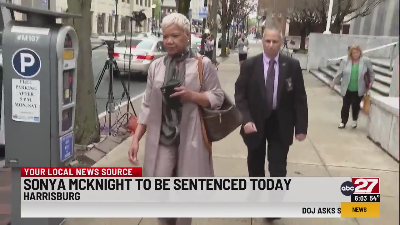 Sonya McKnight to be sentenced today – ABC27