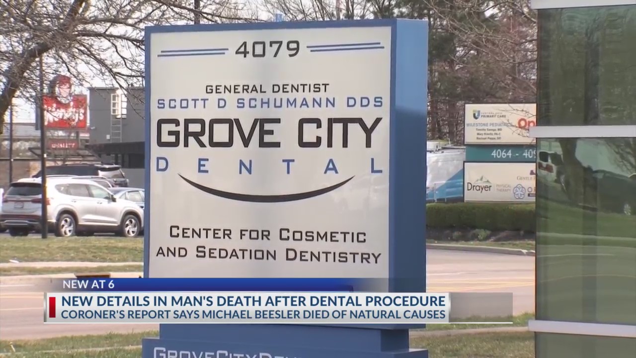 Grove City Dental patient died of natural causes, coroner says – NBC4 ...