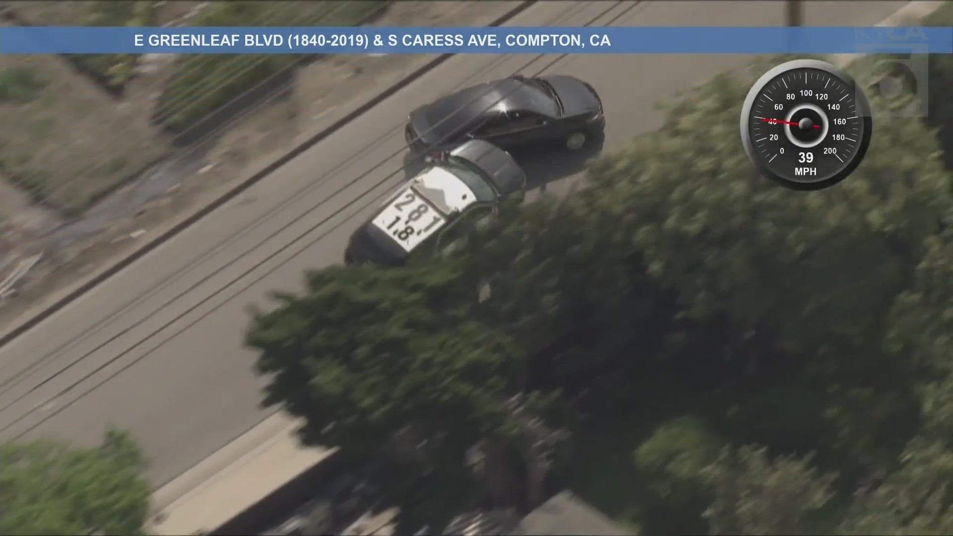 Stolen car chase ends with perfect PIT maneuver – KTLA