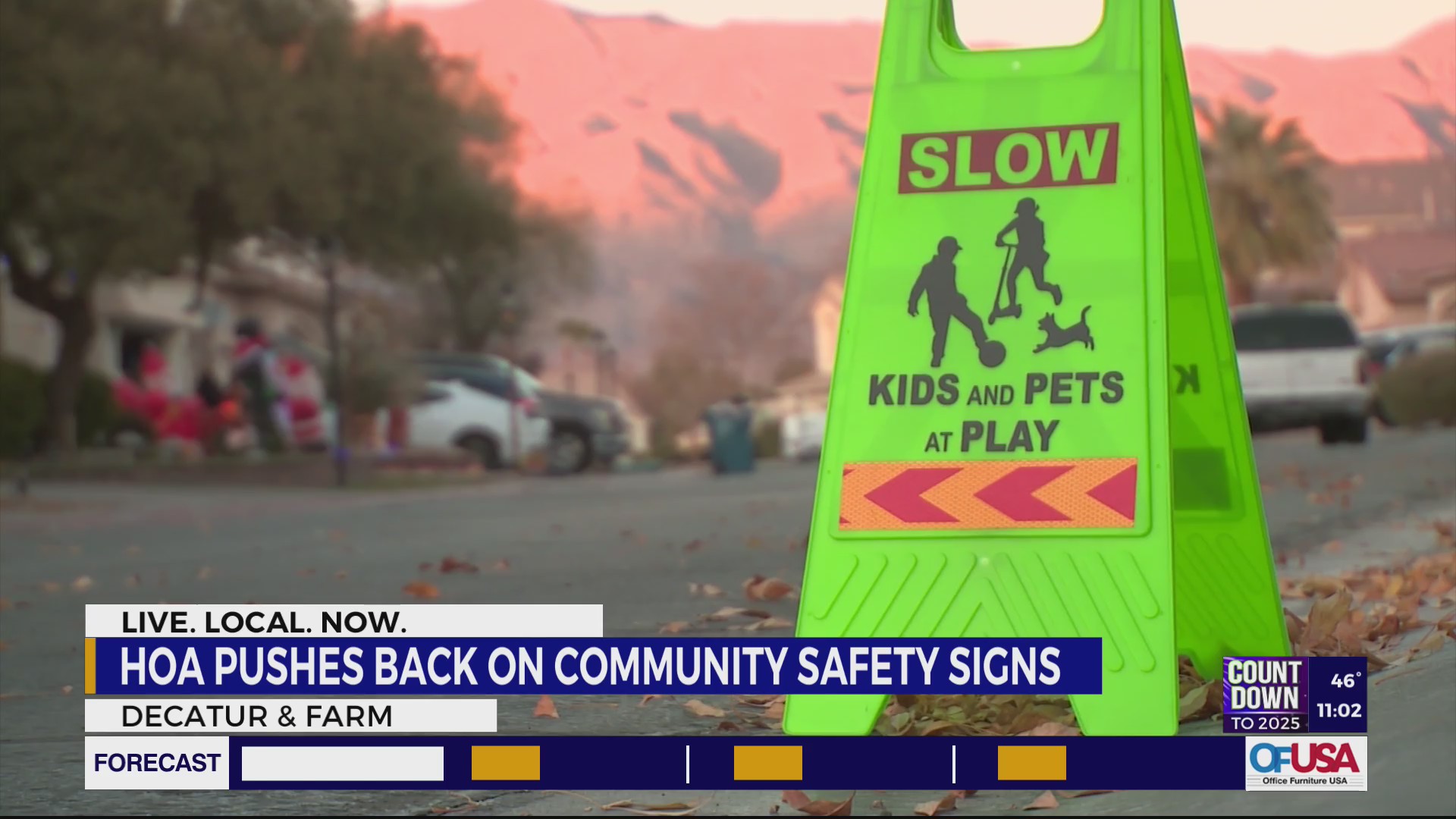 HOA pushes back on community safety signs in the northwest Las Vegas ...
