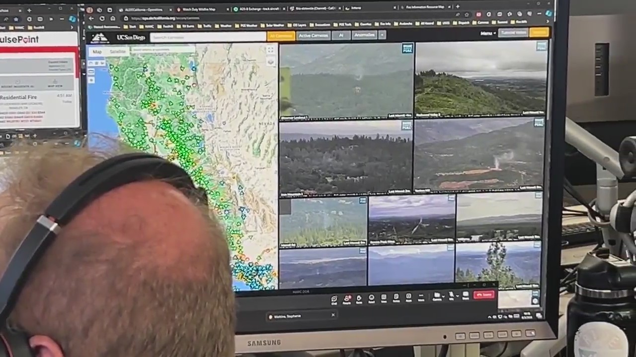 Pg E Analysts In East Bay Monitor Wildfire Activity Kron4