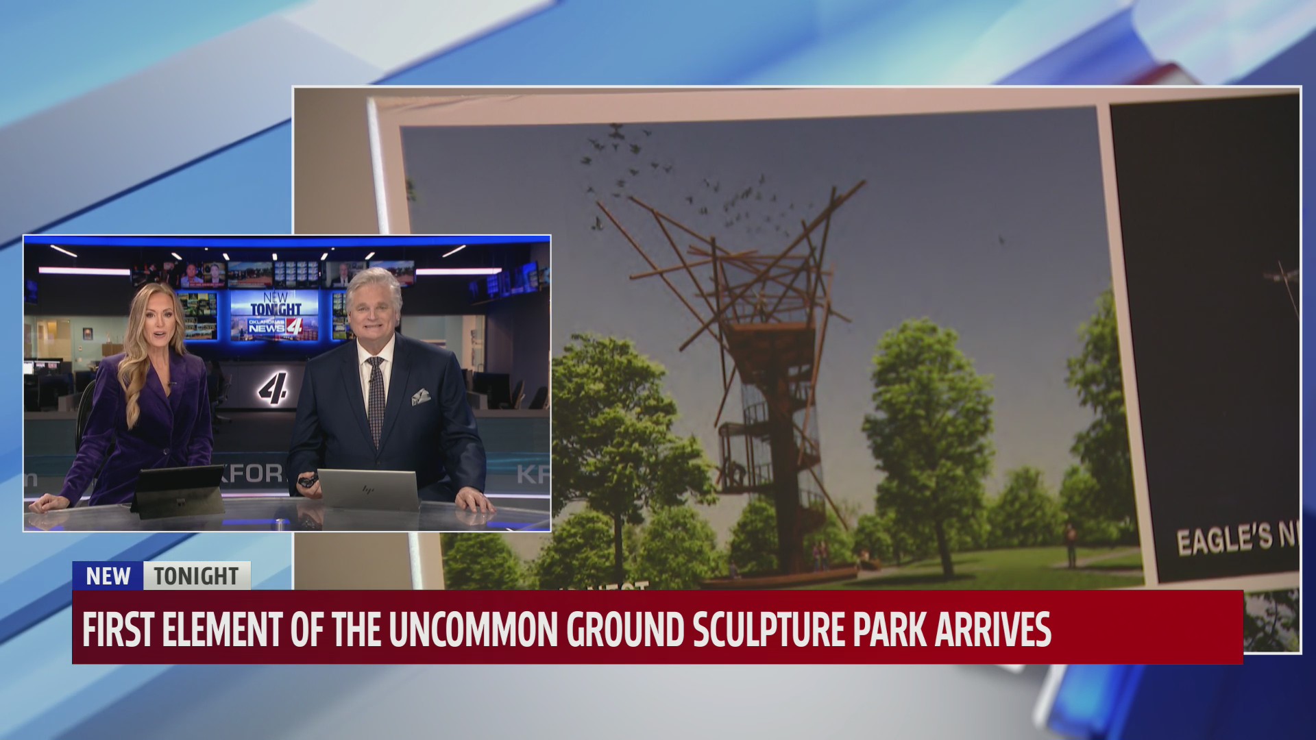 First element of The Uncommon Ground Sculpture Park arrives – KFOR.com ...