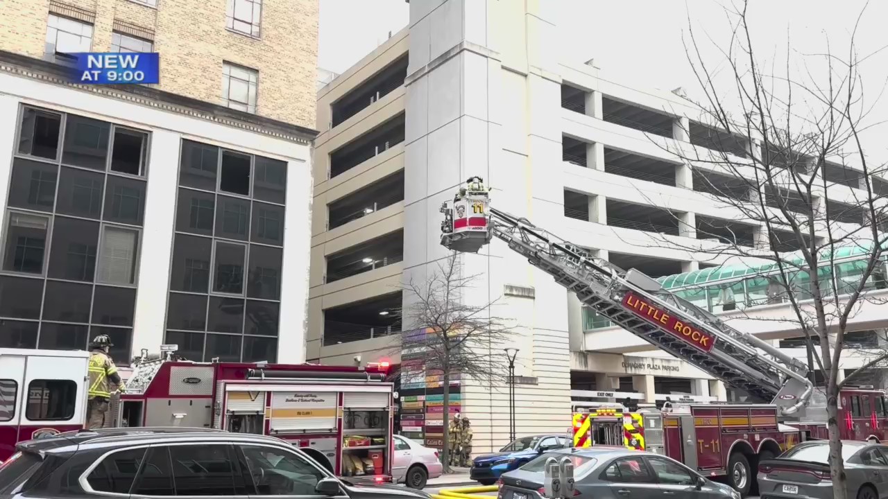 Little Rock fire crews extinguish Wednesday fire at abandoned Donaghey ...