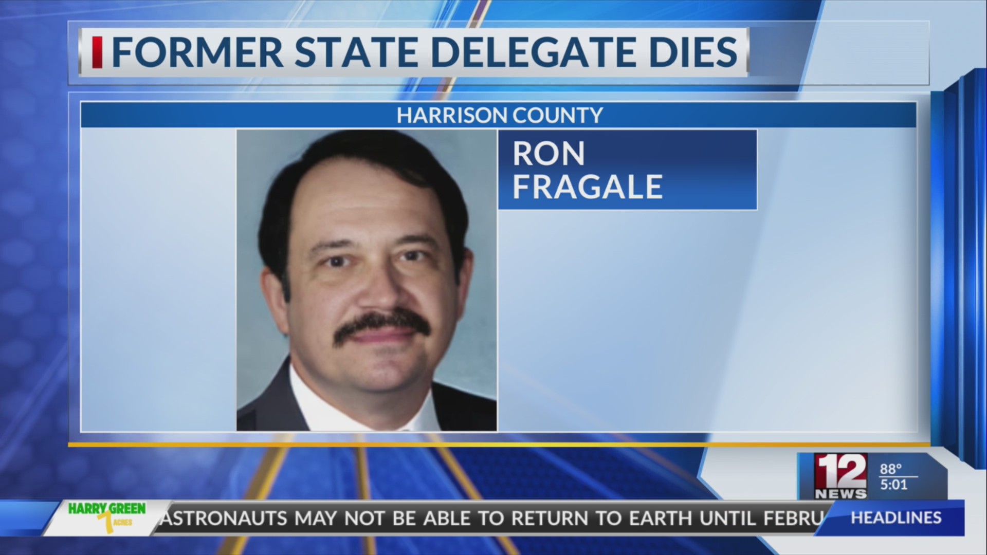 Former State Delegate Ron Fragale dies – WBOY.com