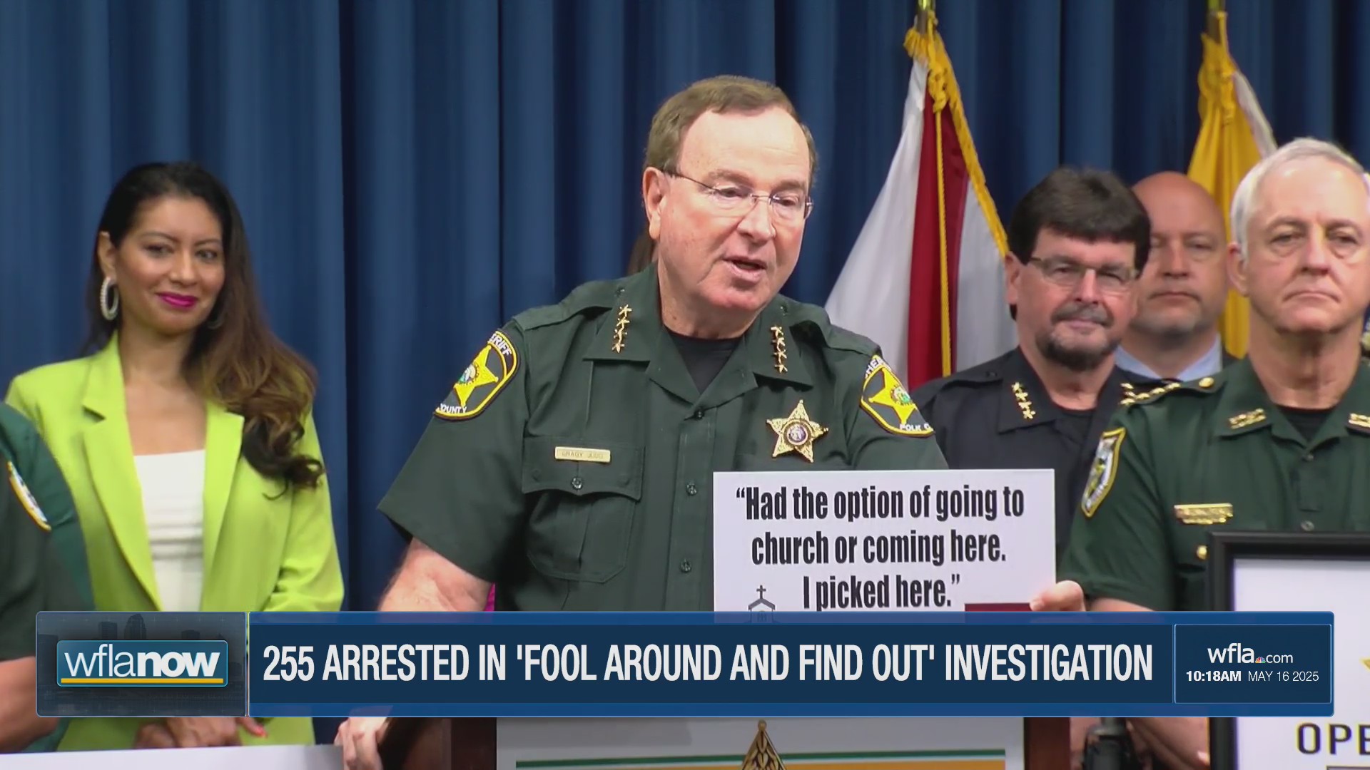 255 arrested in ‘Fool Around and Find Out’ undercover investigation – WFLA