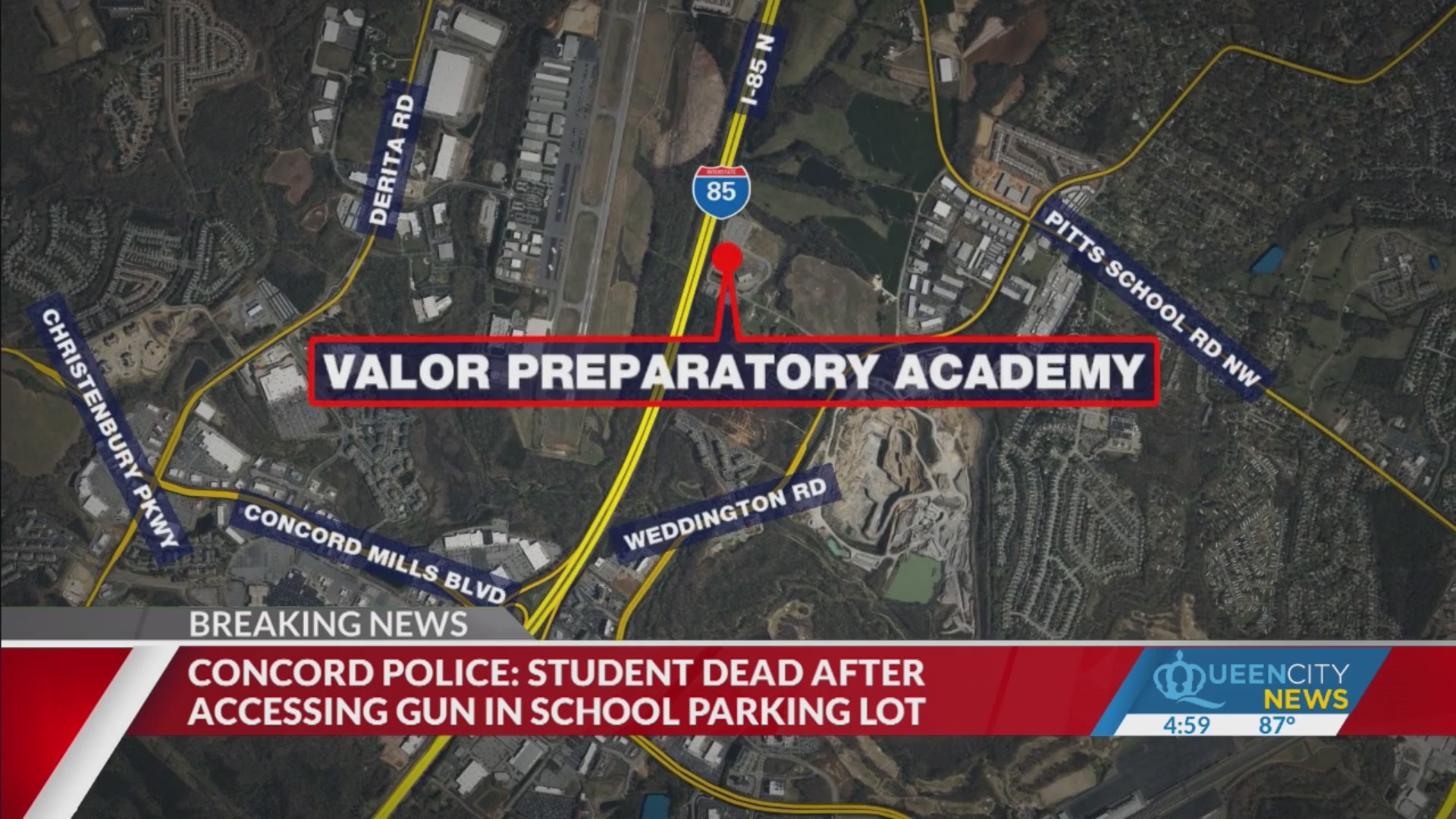 Student dies after accessing gun in vehicle outside Concord school ...