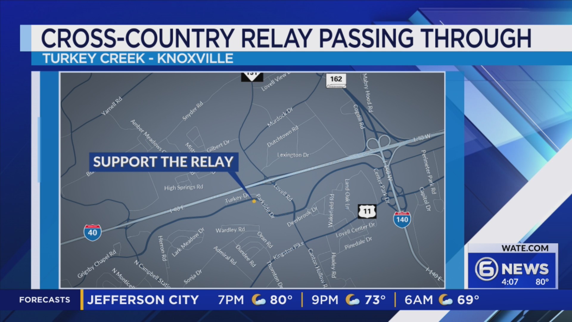 Veterans relay crossing U.S. to pass through Knoxville – WATE 6 On Your ...
