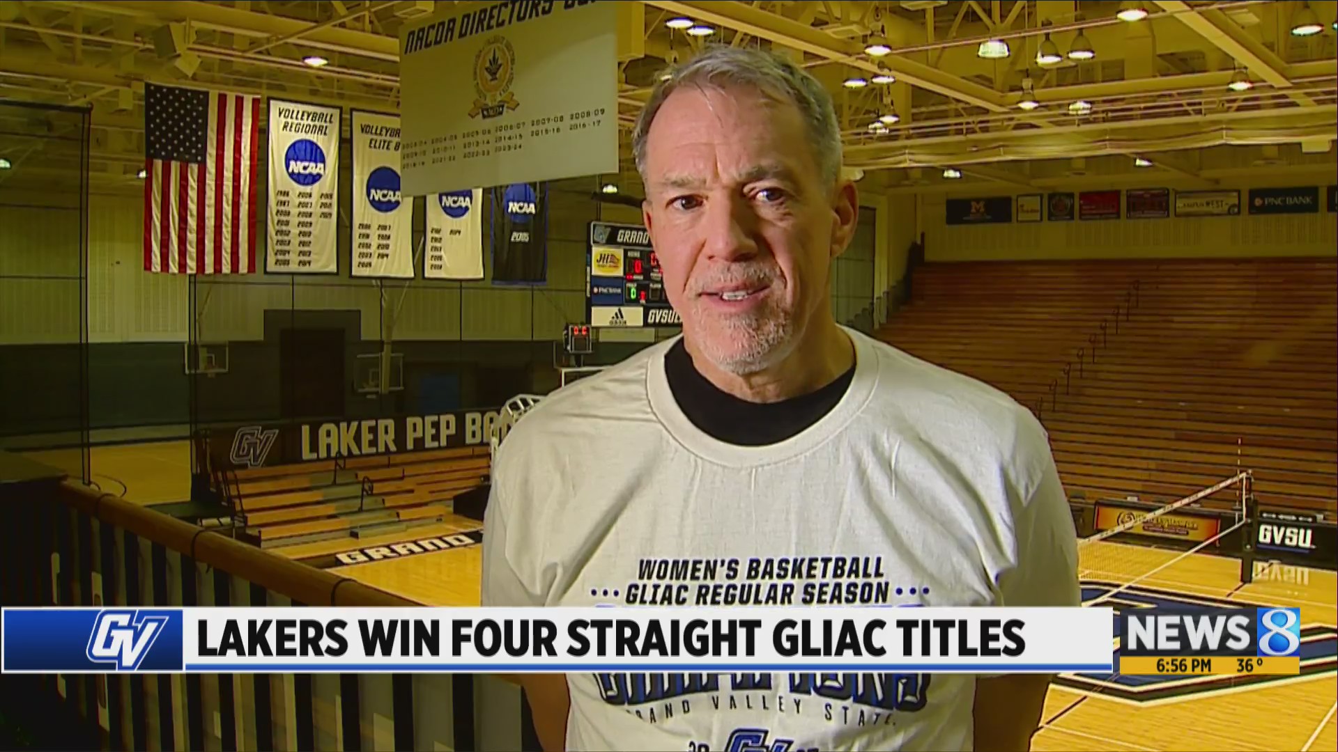 Lakers win four straight GLIAC titles – KVEO-TV