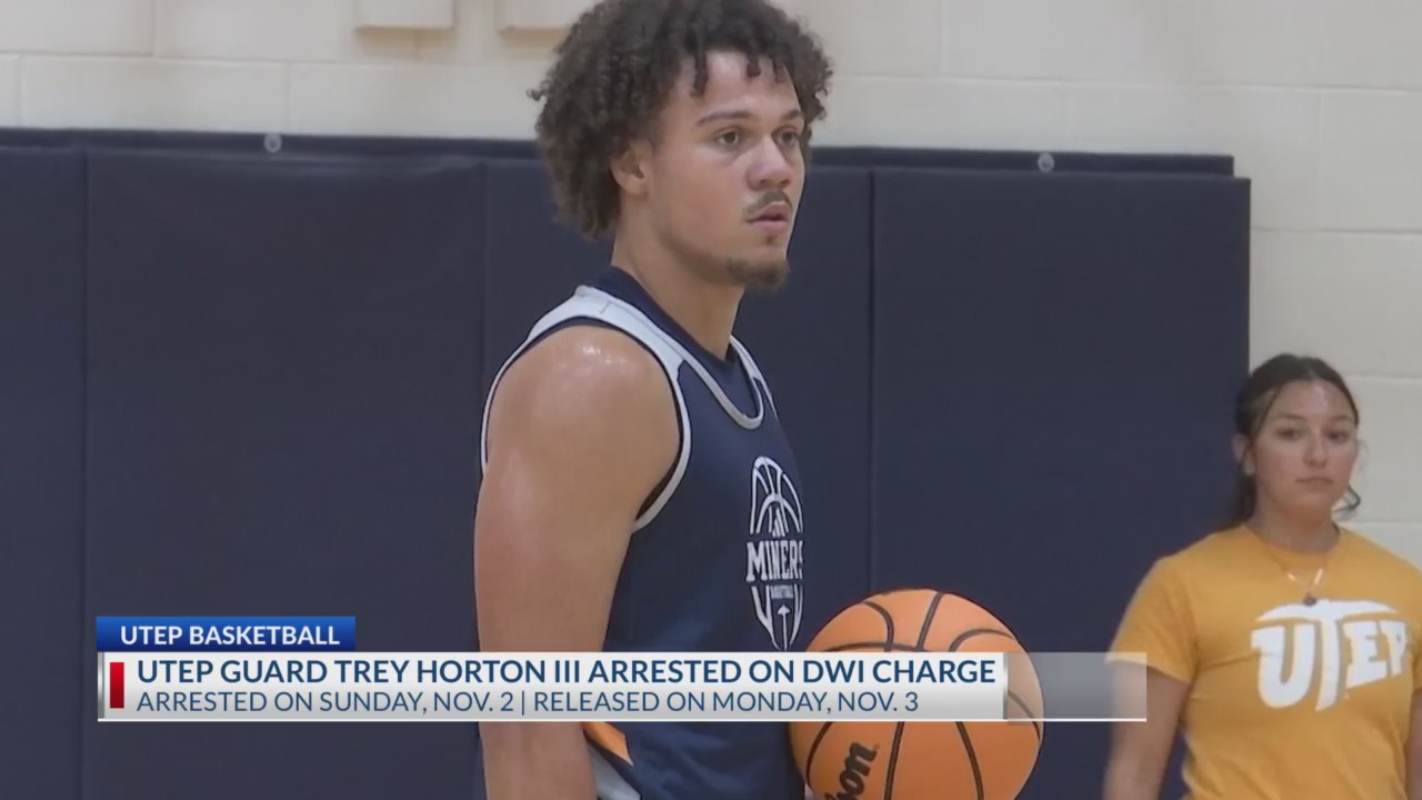 UTEP basketball player Trey Horton III arrested on DWI charge – KTSM 9 News