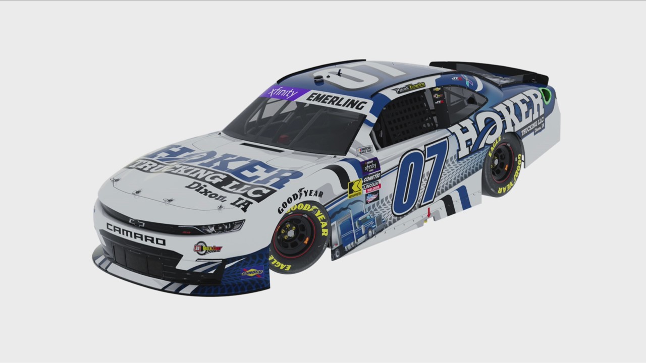Hoker Trucking sponsoring Patrick Emmerling at HyVee Perks 250 race in ...