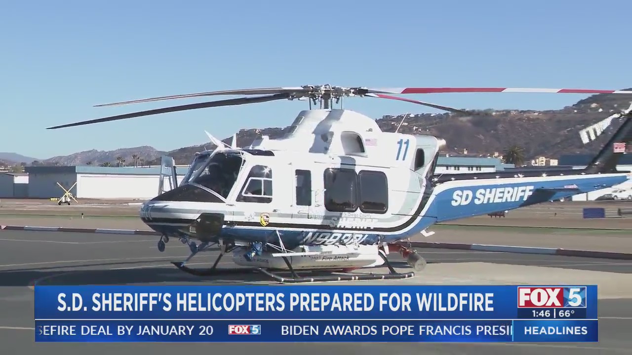 San Diego County Sheriff’s helicopters prepared for wildfires – FOX 5 ...