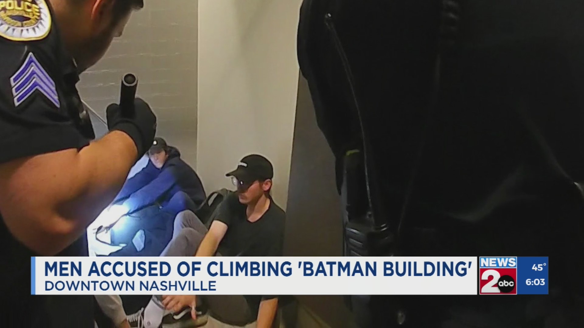 Nashville police arrest 3 men accused of climbing to the top of the AT ...