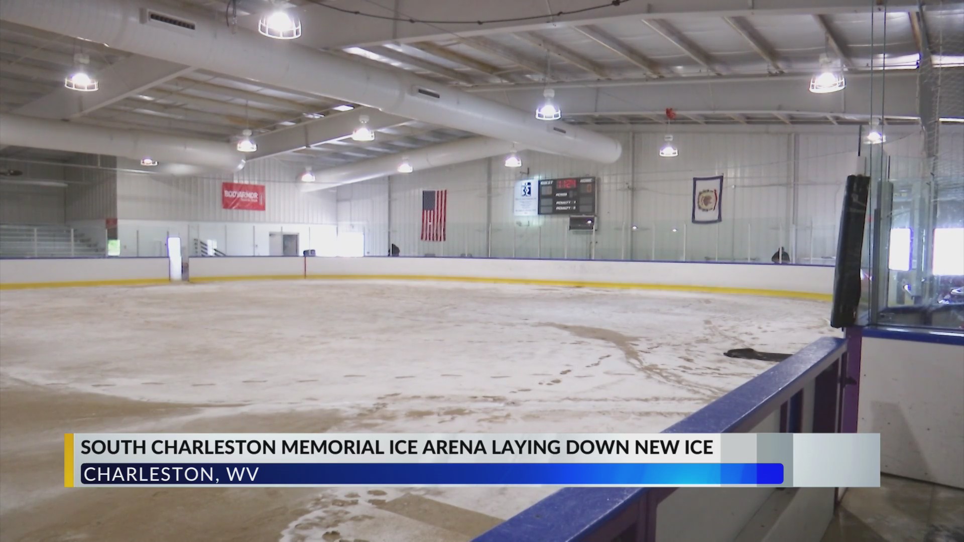 South Charleston Memorial Ice Arena reservices, levels ice rink – WOWK ...