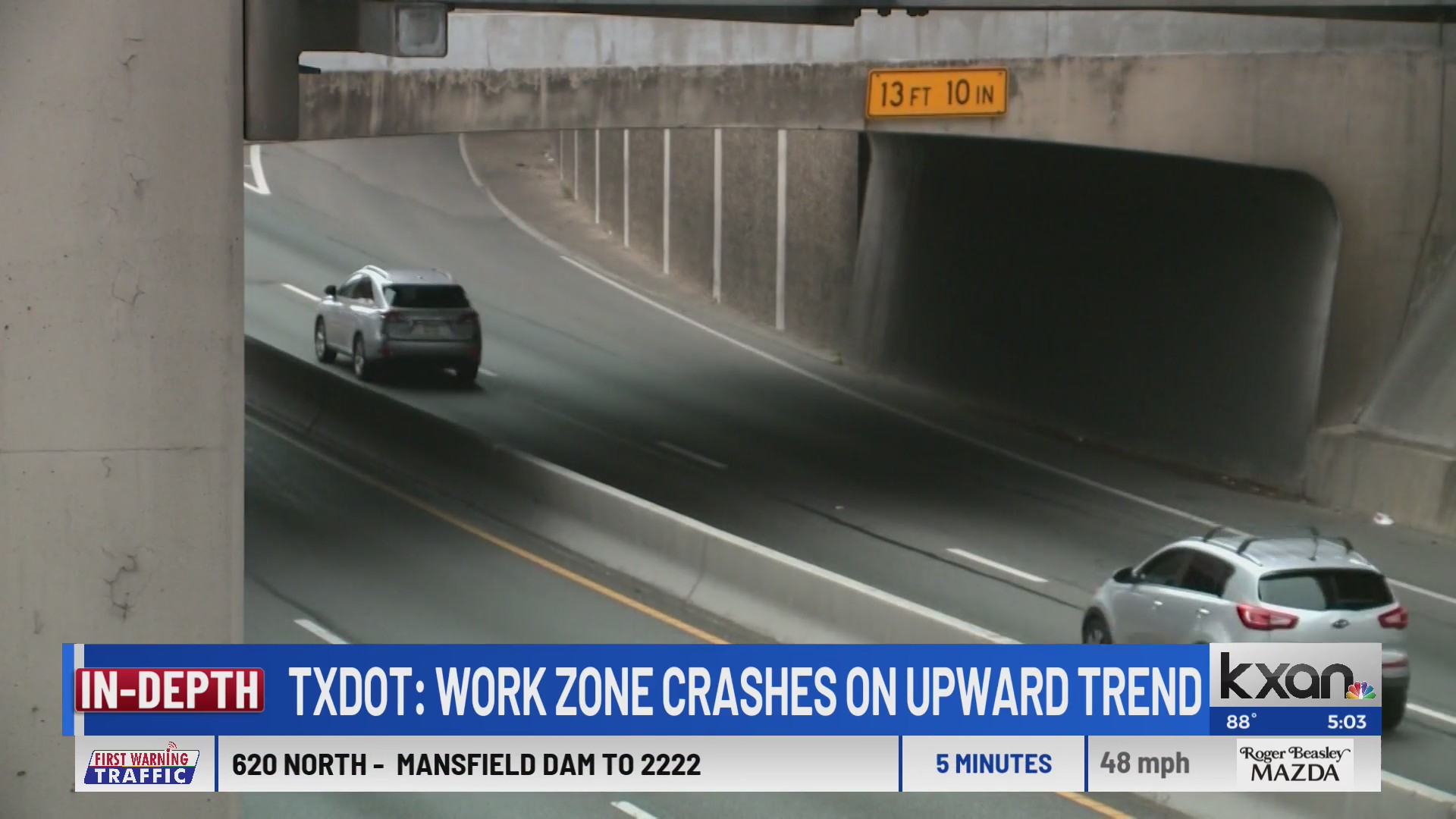 TxDOT: Work zone crashes in upward trend over last 6 years – KXAN Austin