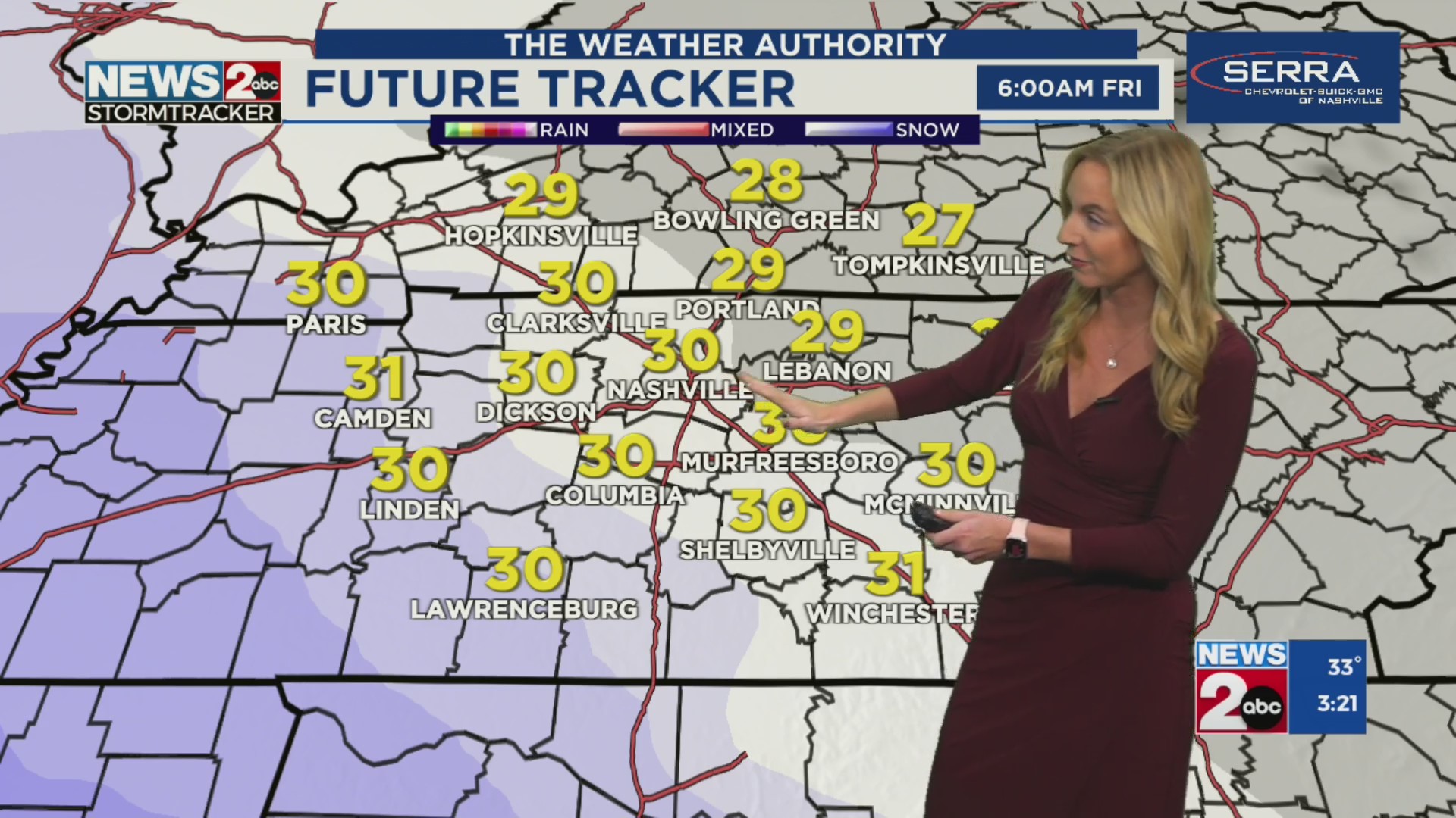 January 8 Evening Forecast – WKRN News 2