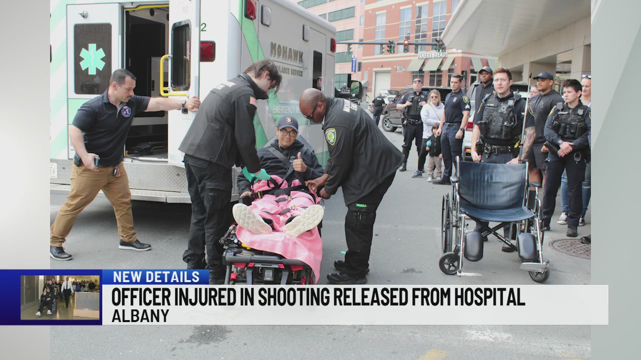 Officer injured in shooting released from hospital – NEWS10 ABC