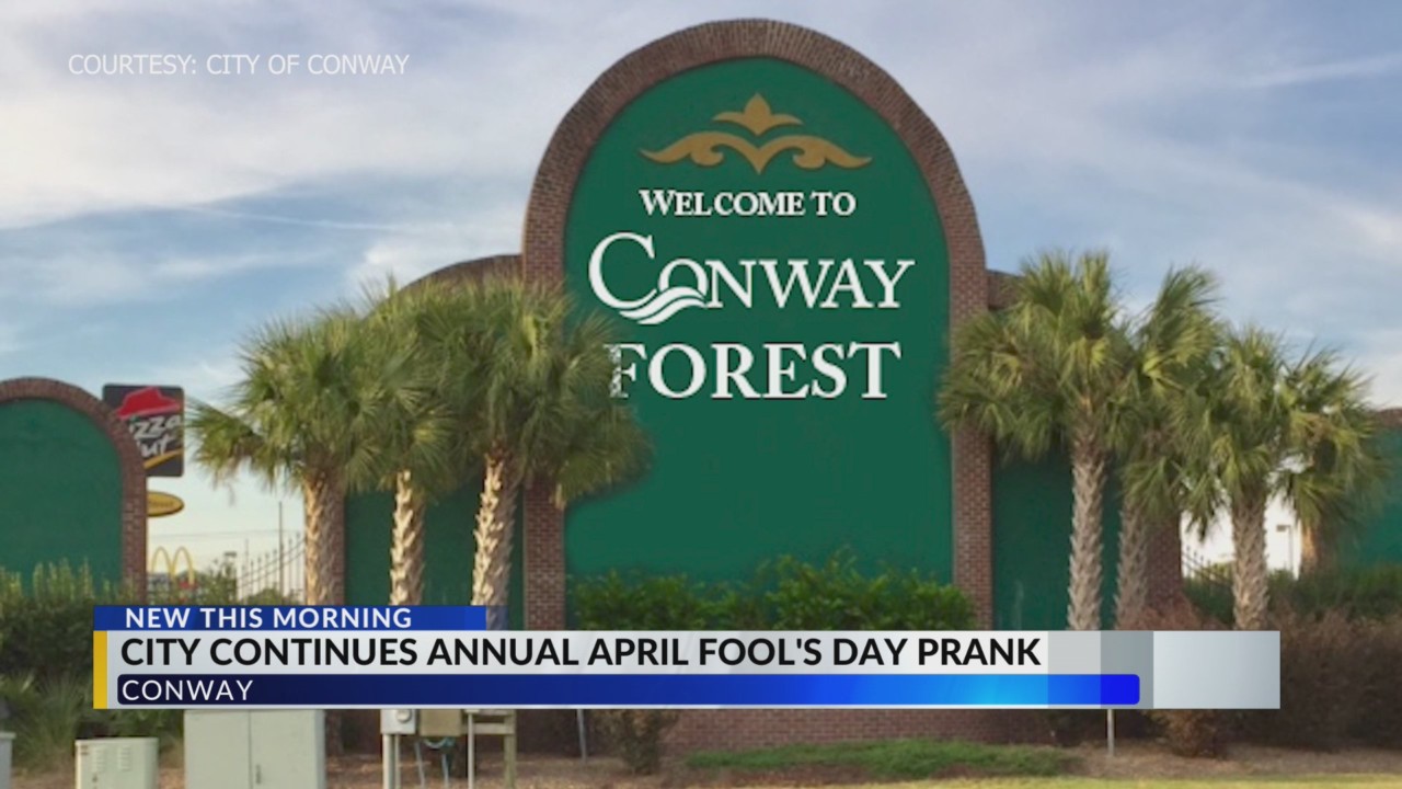 Conway gives nearby cities rebrand for April Fool’s Day – WBTW