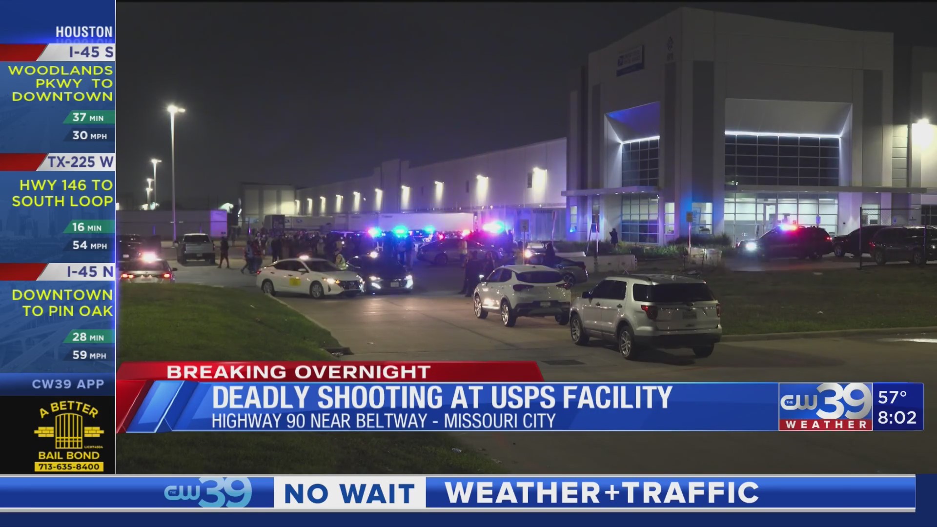 Deadly shooting at USPS facility in Missouri City – CW39 Houston