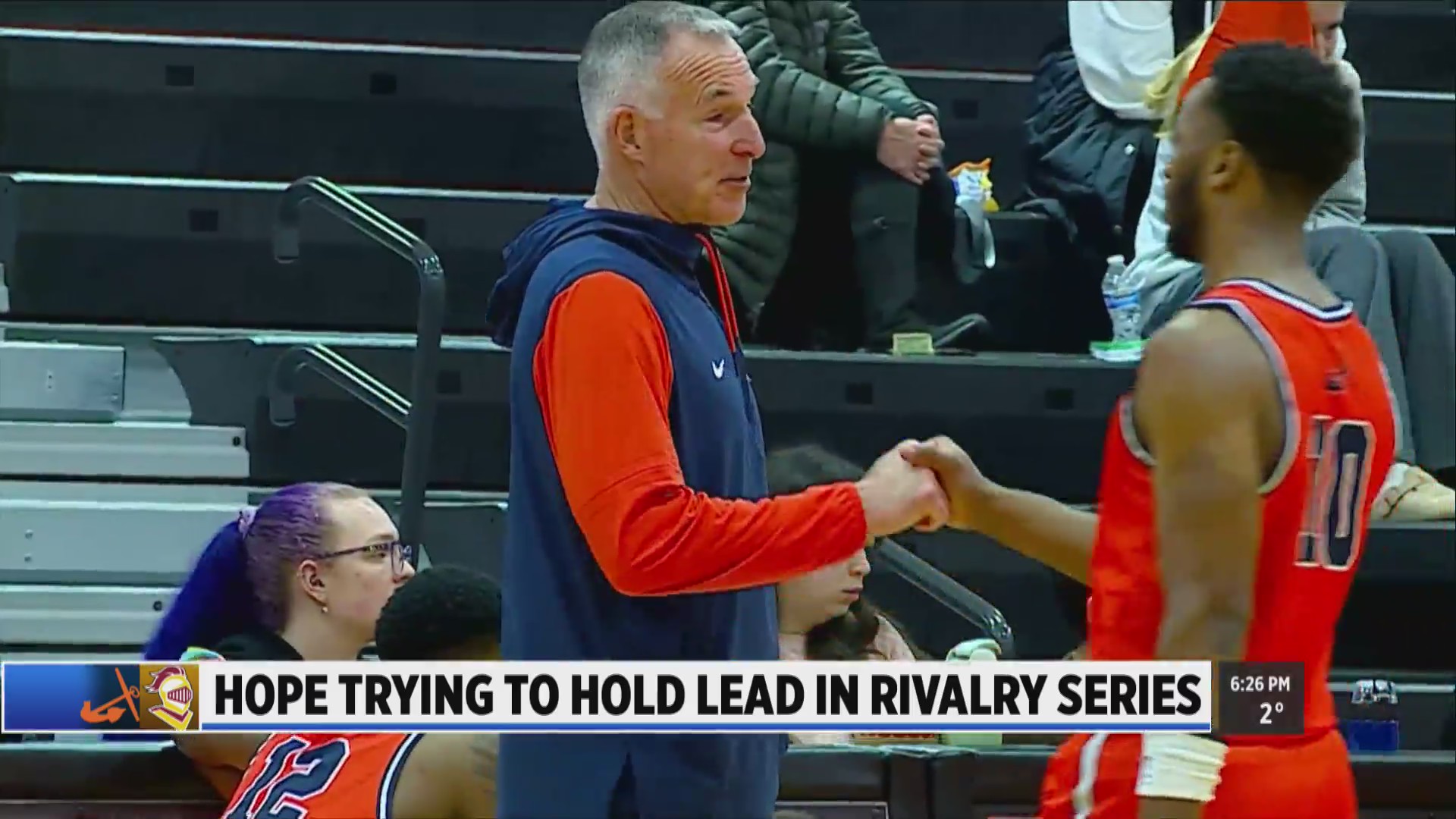 Hope trying to hold lead in Hope-Calvin rivalry series – KVEO-TV