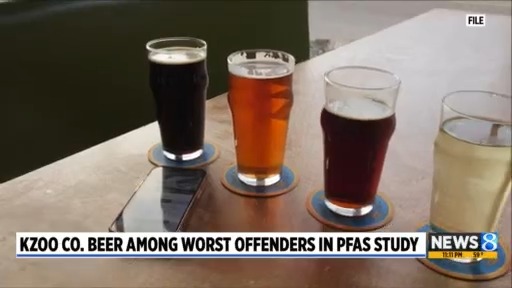 Study finds traces of PFAS in most beers, including Kalamazoo County ...